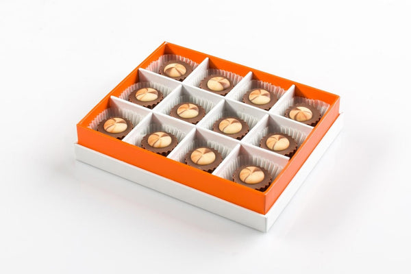 Caramel Cream 12 Piece Gift Box – Share Chocolates